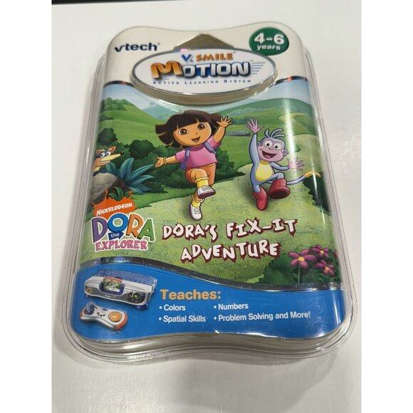 vtech | Other | Vtech Vsmile Motion Doras Fixit Adventure Game New Cs ...